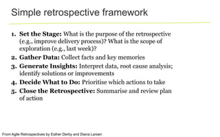 A Guide for Preparing and Facilitating Retrospectives | PPTX