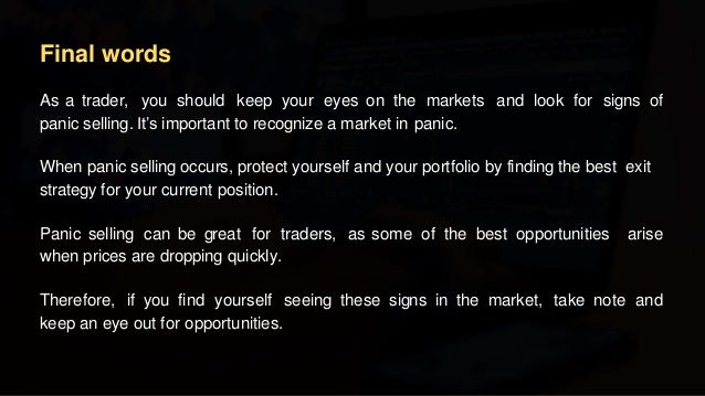 A guide for traders (when others are panic selling) | PPTX