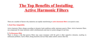 A Guide for Working Principle of Active Harmonic Filters.pptx