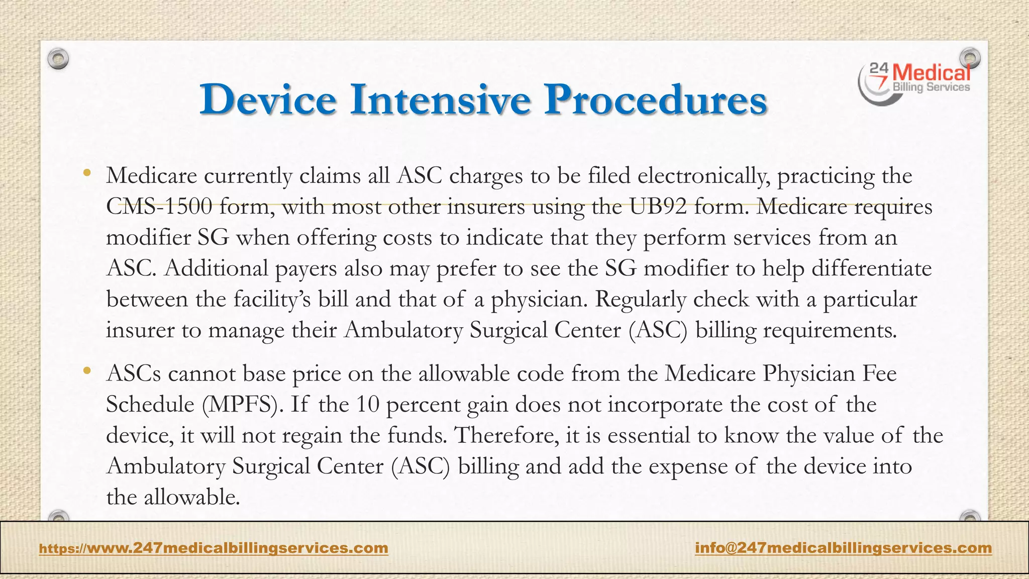 A Guide On Ambulatory Surgical Center (ASC) Billing Services.pptx