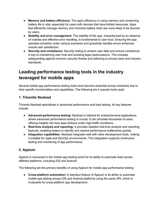 A Guide On Automated Mobile App Performance Testing And Optimizationpdf