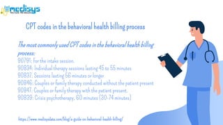 A Guide On Behavioral Health Billing | PDF