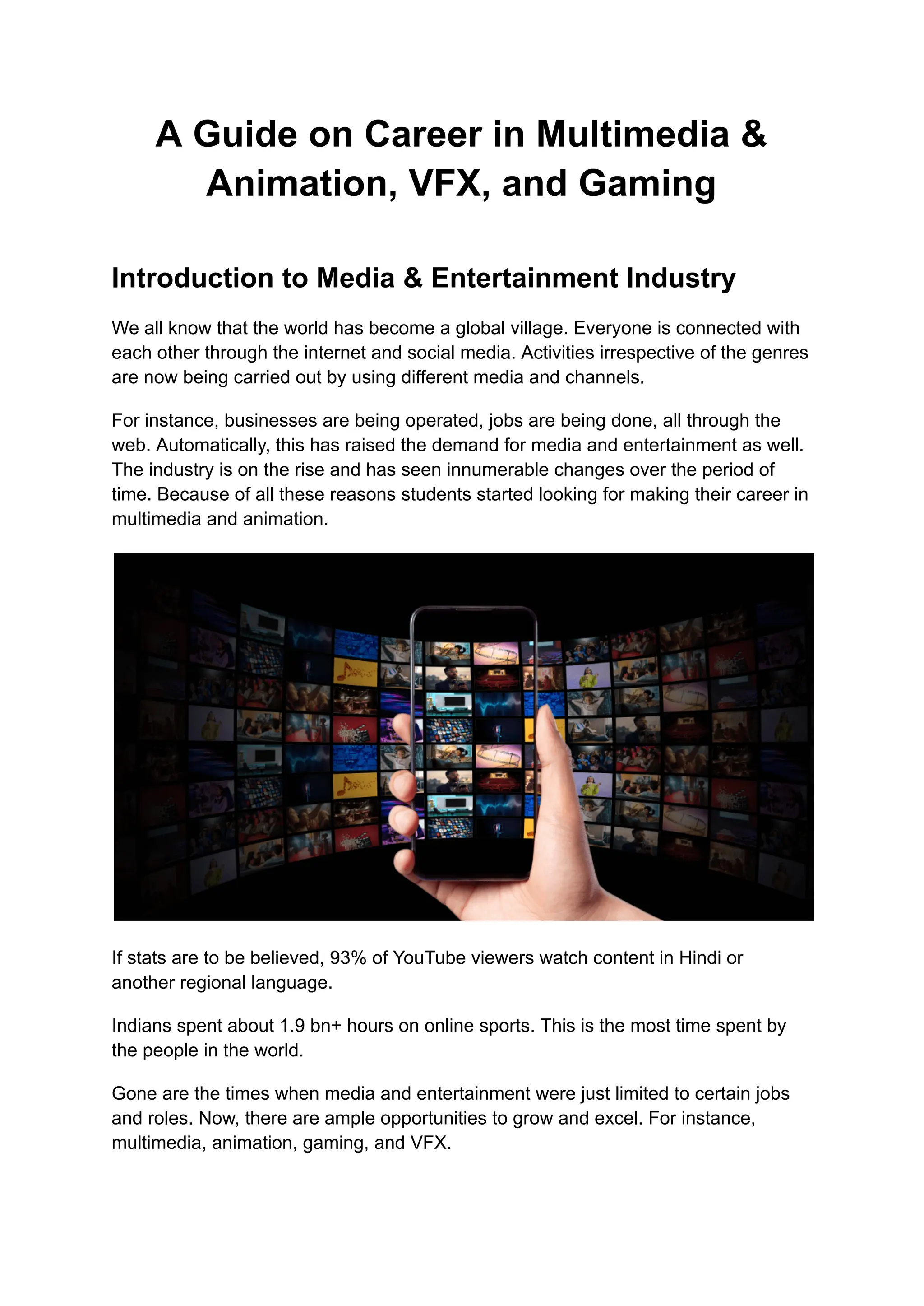 A Guide on Career in Multimedia & Animation, VFX, and Gaming.pdf