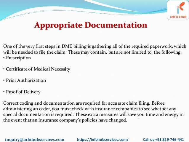 A Guide on DME Billing.pptx | Health Insurance | Insurance