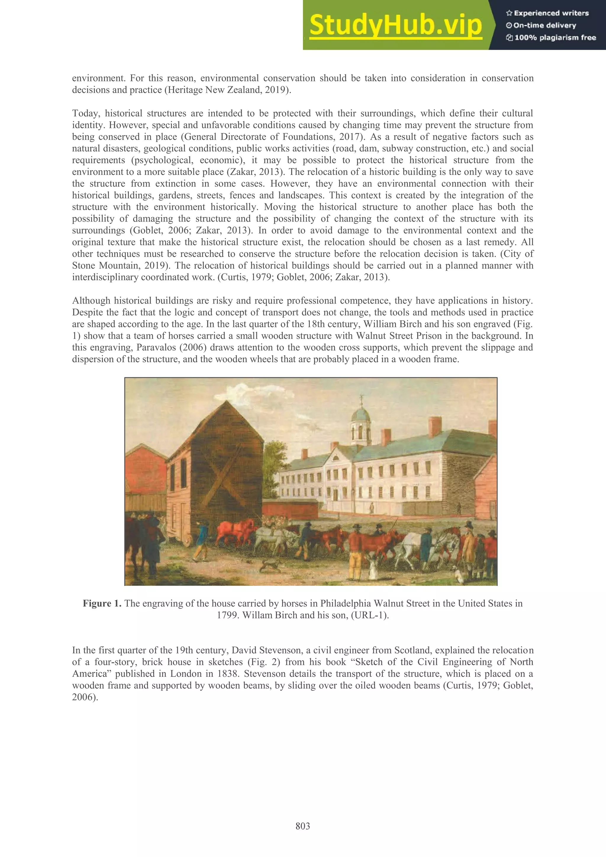 A GUIDE PROPOSAL FOR RELOCATION PRACTICES IN CONSERVATION OF ...