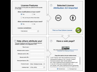 A guide to adding the CC BY license notice | PPT