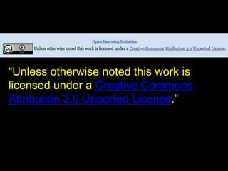 A guide to adding the CC BY license notice | PPT
