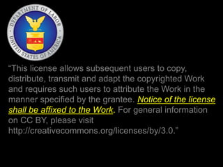 A guide to adding the CC BY license notice | PPT