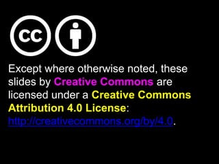 A guide to adding the CC BY license notice | PPT