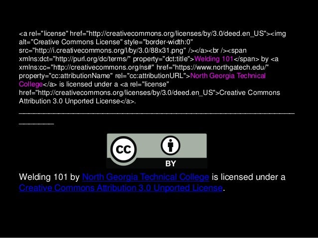 A guide to adding the CC BY license notice