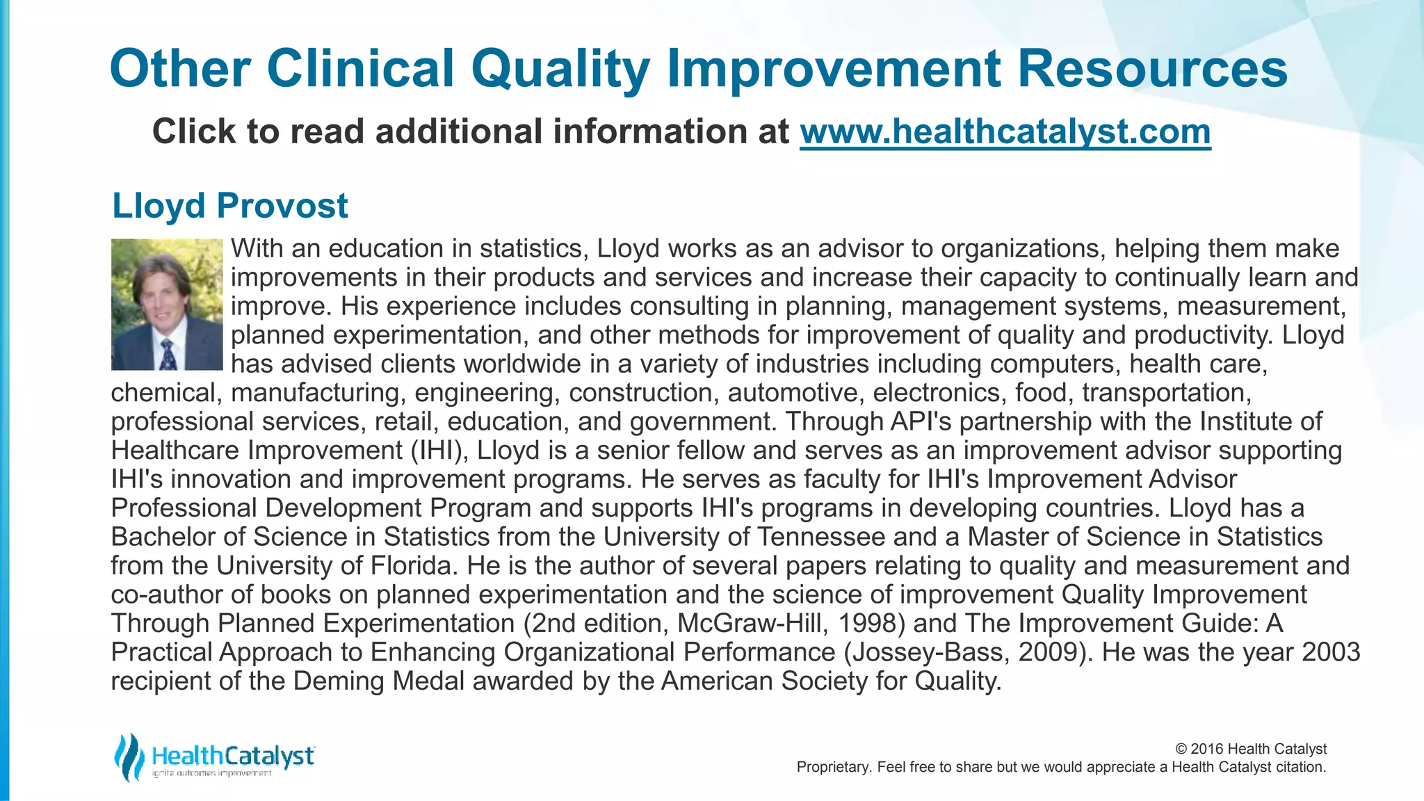 A Guide to Applying Quality improvement to Healthcare Five Principles ...