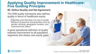 A Guide to Applying Quality improvement to Healthcare Five Principles ...
