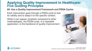 A Guide to Applying Quality improvement to Healthcare Five Principles ...
