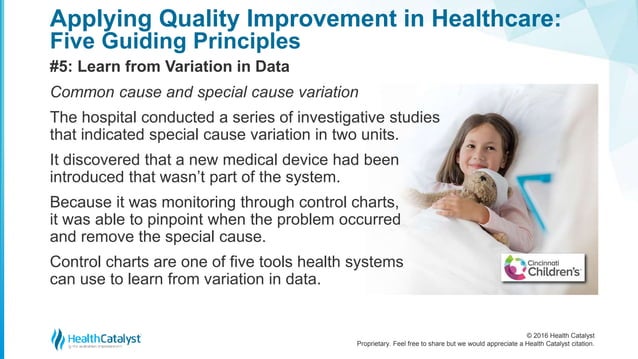 A Guide to Applying Quality improvement to Healthcare Five Principles ...