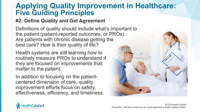A Guide to Applying Quality improvement to Healthcare Five Principles ...