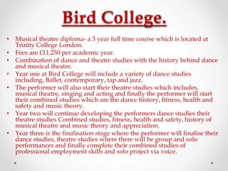 A guide to becoming a musical theatre performer | PPTX