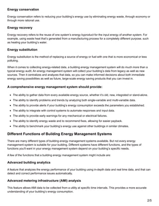 A Guide to BEMS: Building Energy Management Systems | PDF