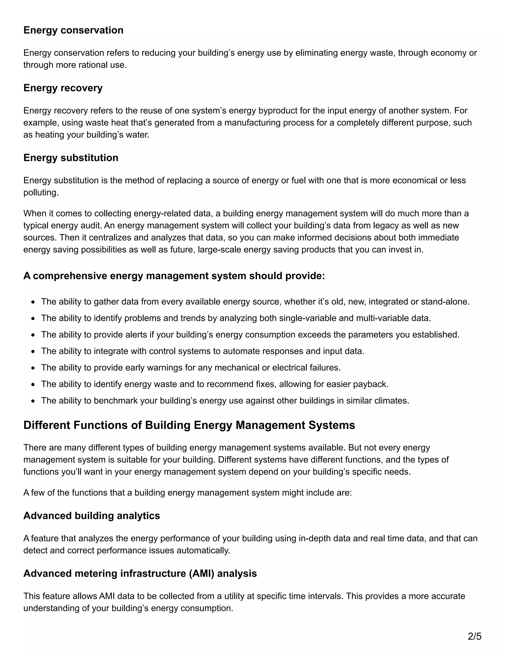 A Guide to BEMS: Building Energy Management Systems | PDF