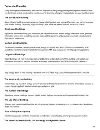 A Guide to BEMS: Building Energy Management Systems | PDF