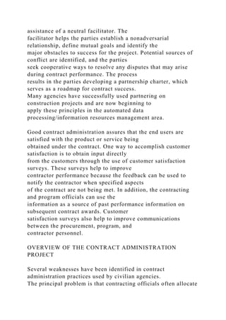 A GUIDE TO BEST PRACTICES FOR CONTRACT ADMINISTRATION .docx