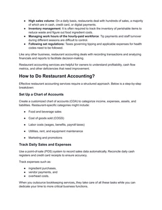 A Guide to Bookkeeping & Accounting Services For Restaurants.pdf