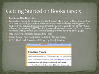 A guide to bookshare | PPT