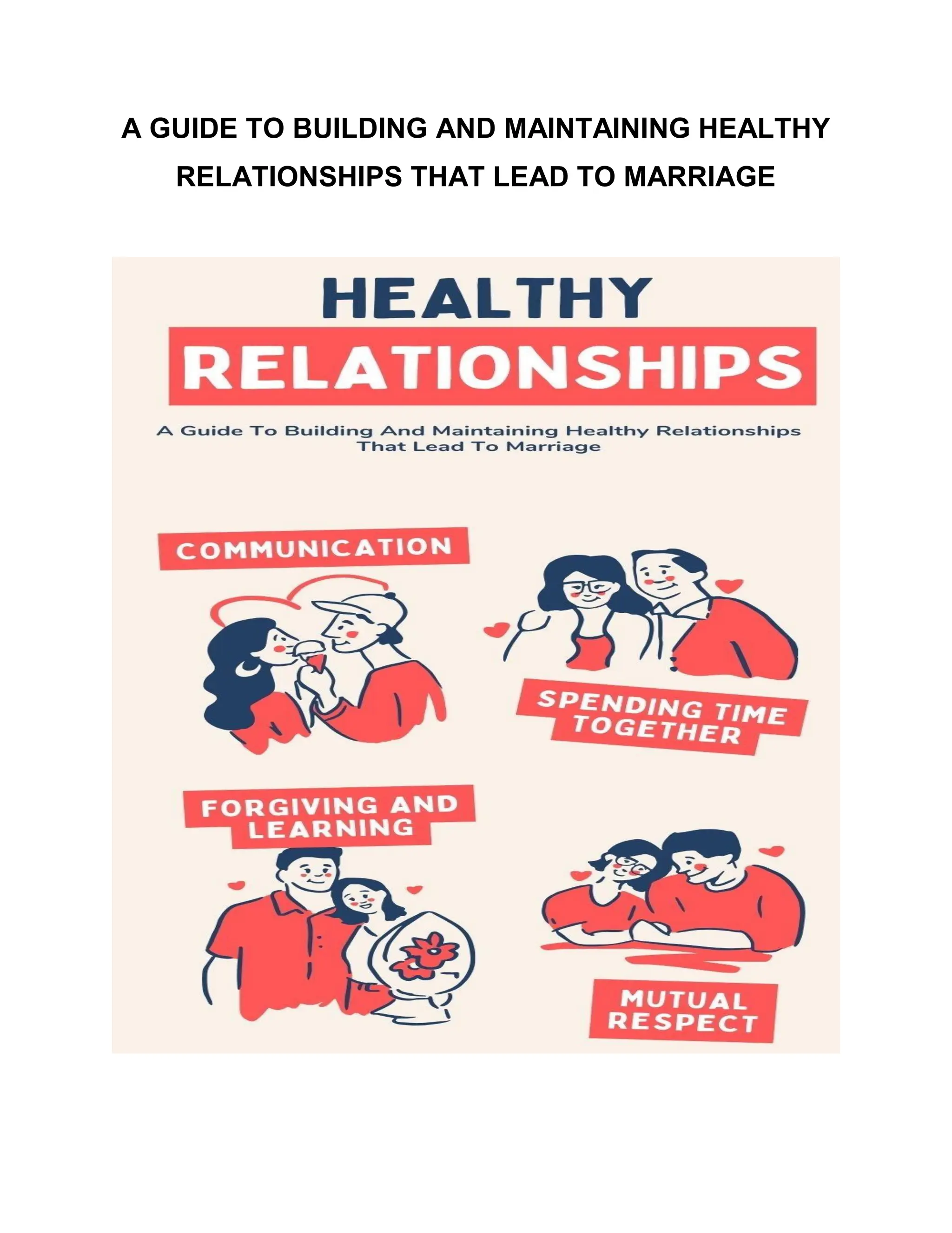 A Guide to Building and Maintaining Healthy Relationships | PDF
