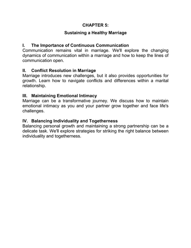 A Guide to Building and Maintaining Healthy Relationships | PDF