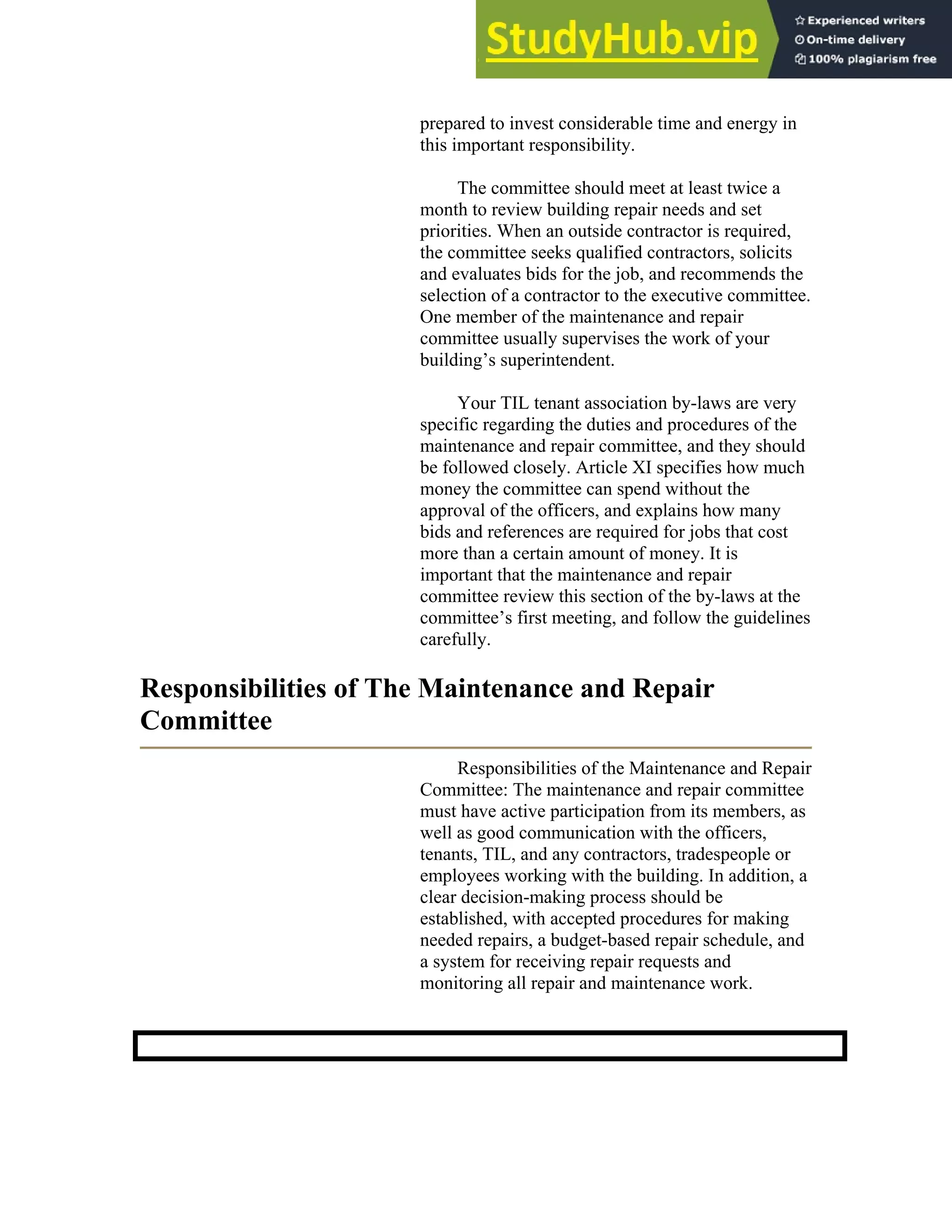 A Guide To BUILDING MAINTENANCE And REPAIR | PDF