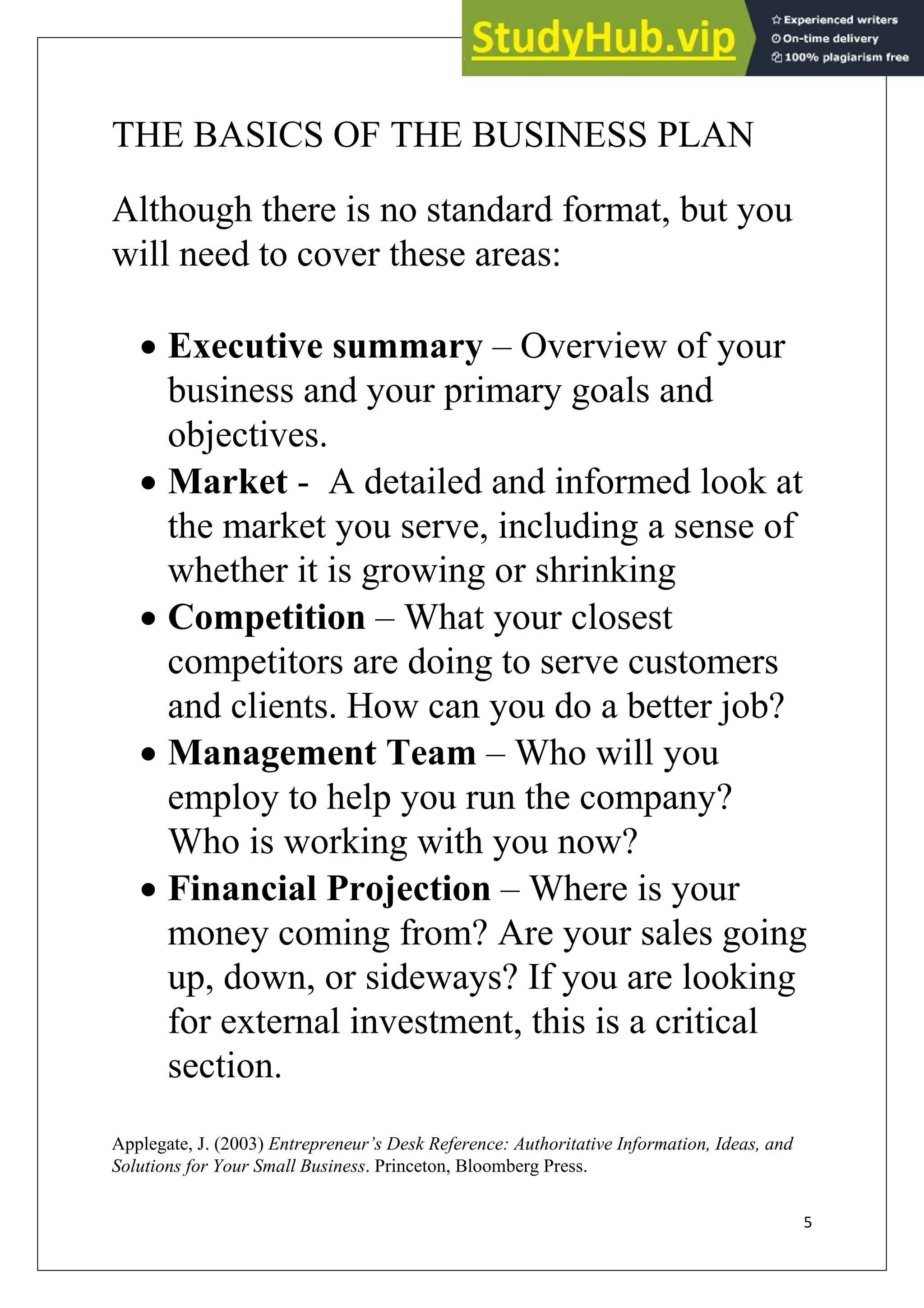 A GUIDE TO BUSINESS PLAN.Pdf