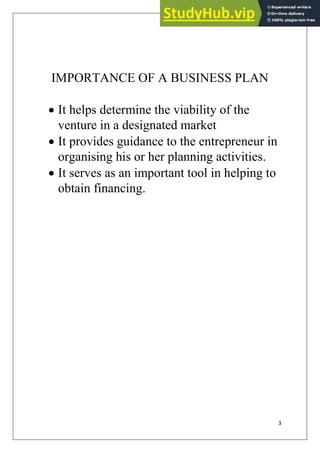A GUIDE TO BUSINESS PLAN.Pdf | Business Accounting & Finance | Business
