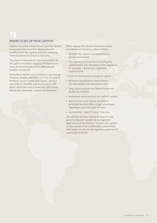 A Guide to Captives | PDF