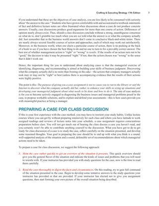 A guide to case analysis | PDF