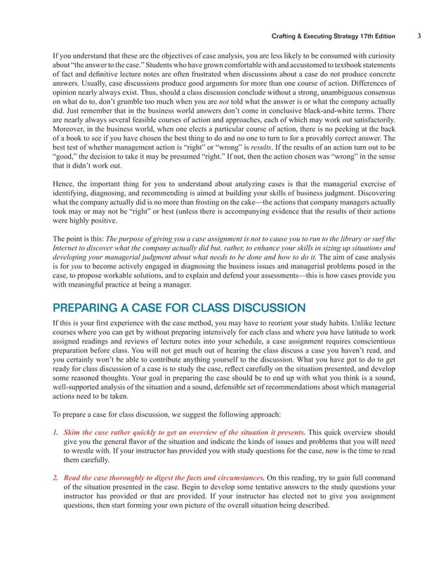 A guide to case analysis | PDF