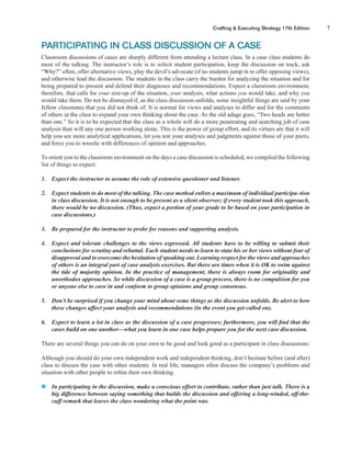 A guide to case analysis | PDF