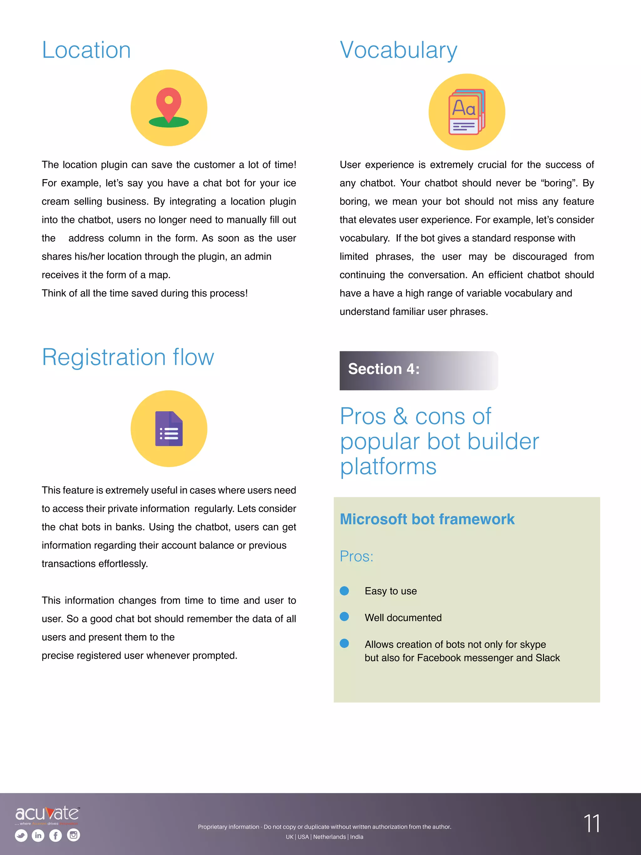 A guide to choosing an enterprise bot builder platform | PDF