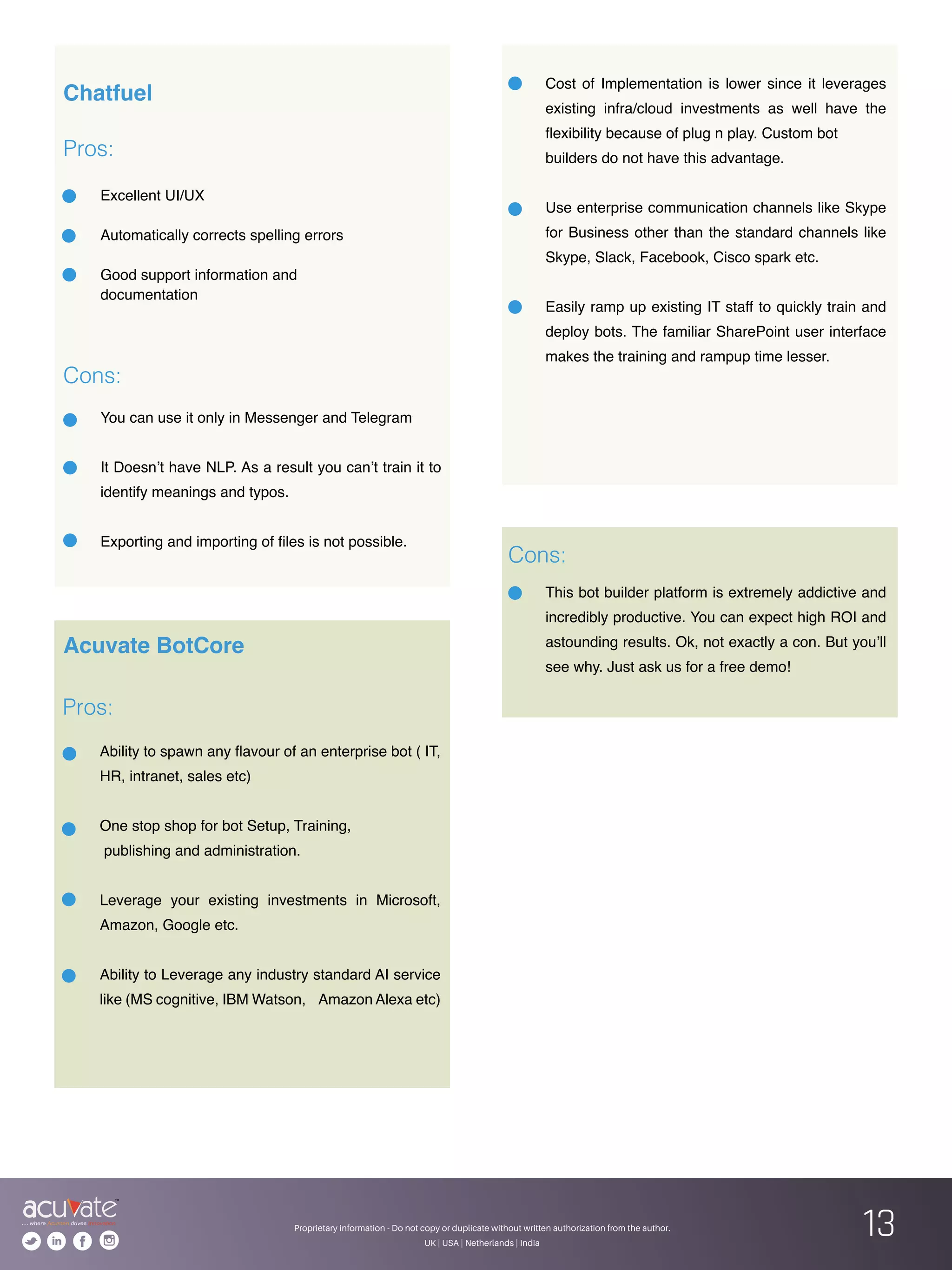A guide to choosing an enterprise bot builder platform | PDF