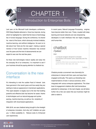 A guide to choosing an enterprise bot builder platform | PDF