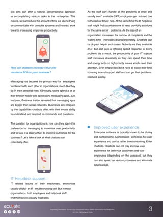 A guide to choosing an enterprise bot builder platform | PDF