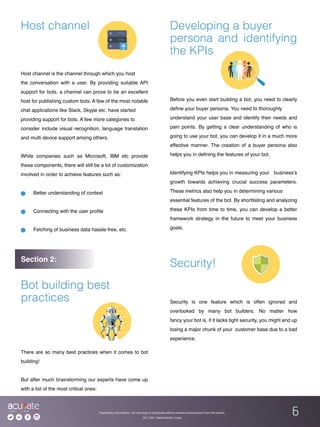 A guide to choosing an enterprise bot builder platform | PDF