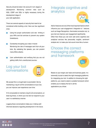 A guide to choosing an enterprise bot builder platform | PDF