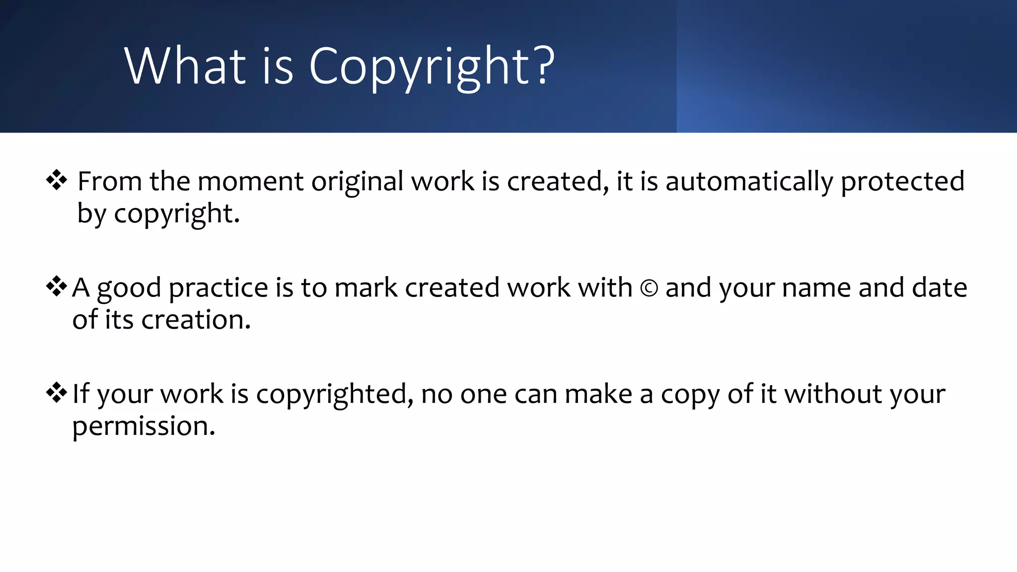 A Guide to copyright | PPTX