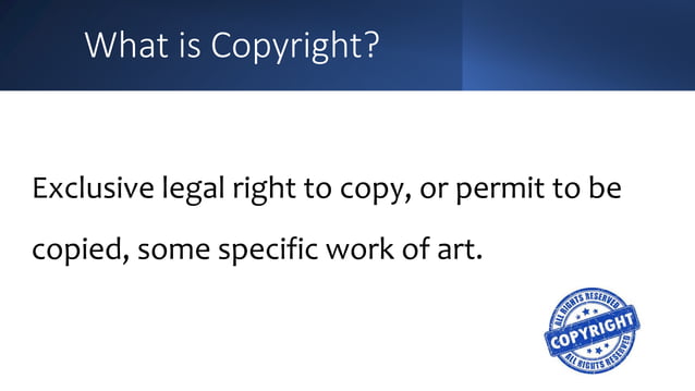 A Guide to copyright | PPTX