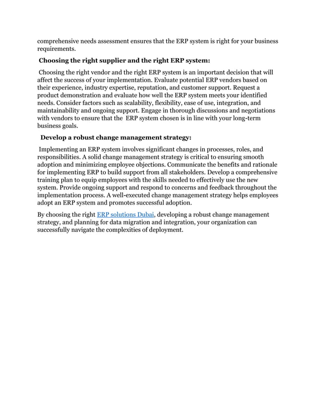 A Guide to Delving into 5 ERP Strategies.pdf | Business | Business and ...