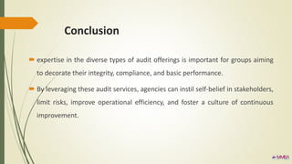 A guide to different type of audit services | PPTX