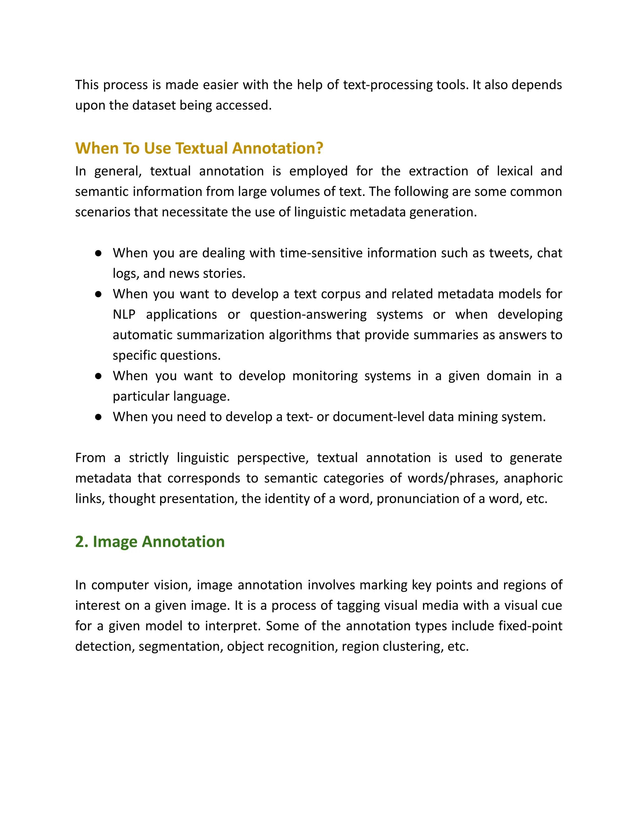 A Guide To Different Types Of Annotations And When To Use Each | PDF ...