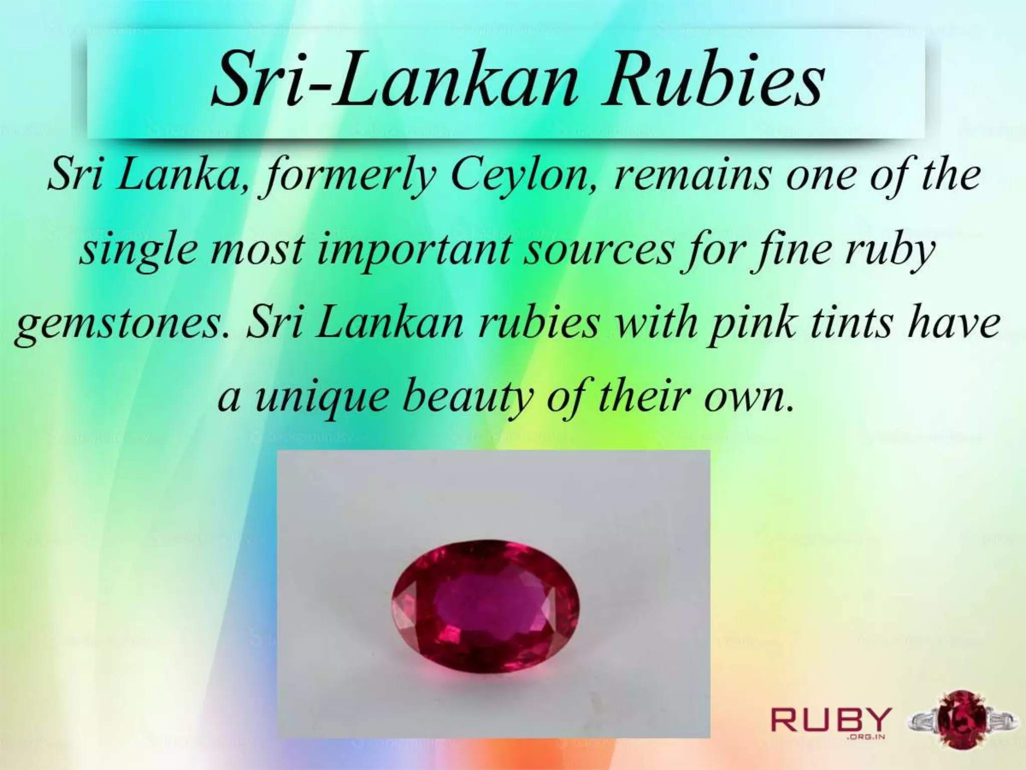 A guide to different types of ruby gemstones | PPT