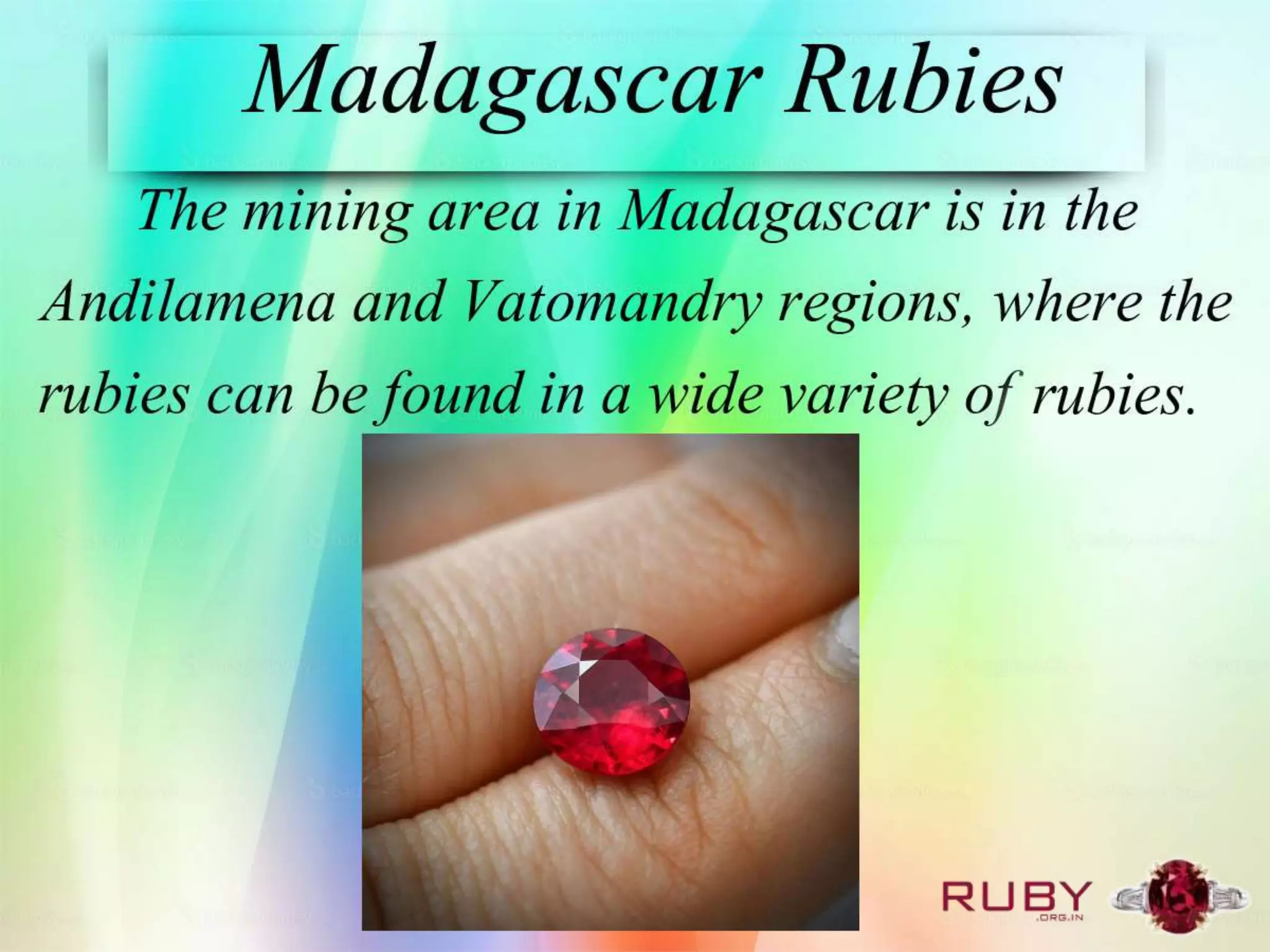 A guide to different types of ruby gemstones | PPT