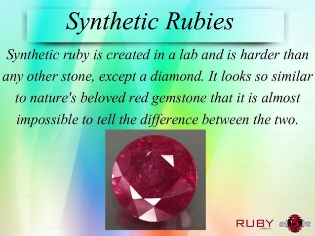 A guide to different types of ruby gemstones | PPT