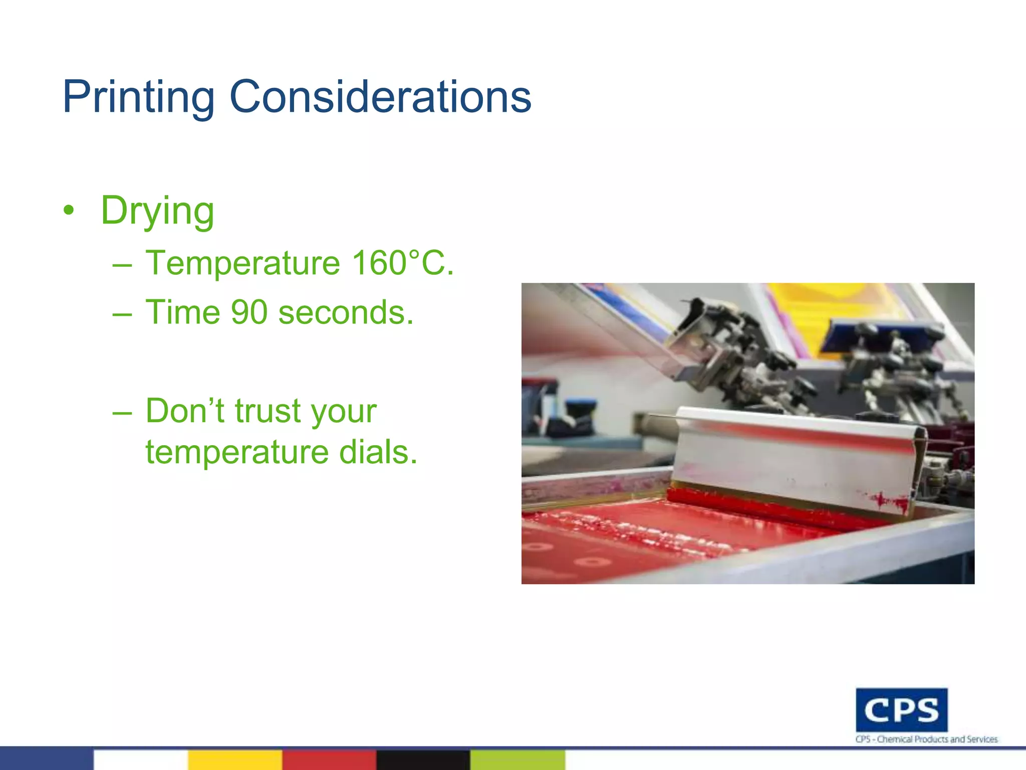 A guide to water-based and discharge printing | PPTX